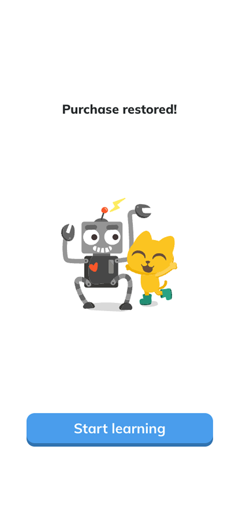 Restore Purchase – Help Centre | Studycat