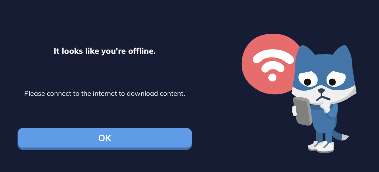 It looks like you're offline – Help Centre | Studycat